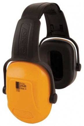 Earmuff - Headband Unisafe Zone 1 (CL 4 - 25dB) - Yellow - PPE Safety