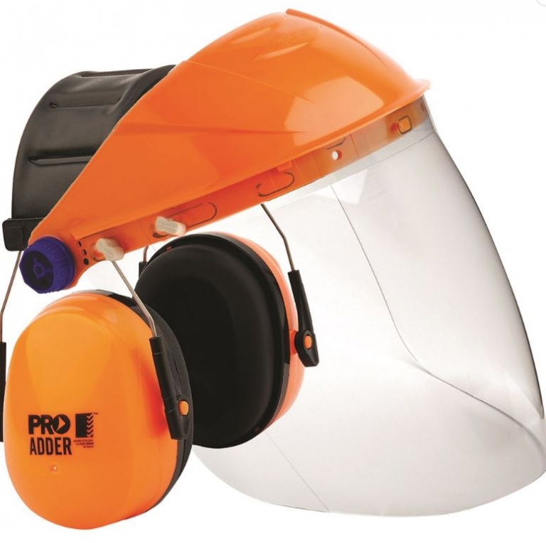 Earmuff Visor Kit – ProChoice High impact Visor with Earmuffs (Class 5 ...
